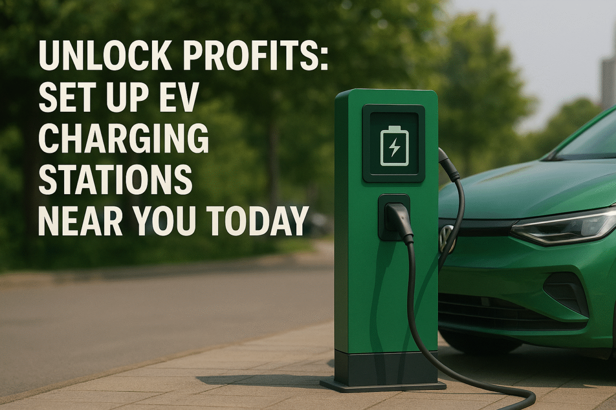 Unlock Profits: Set Up EV Charging Stations Near You Today ...